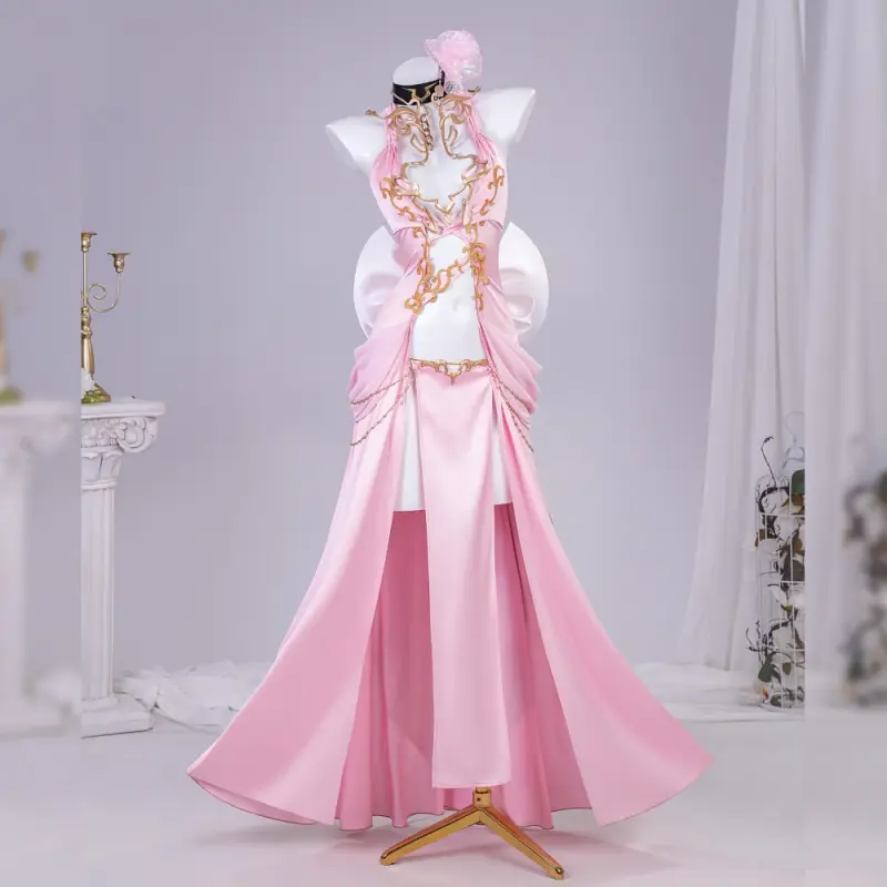 Code Geass: Lost Stories C.C. Pink Fancy Dress Cosplay Costume Takerlama