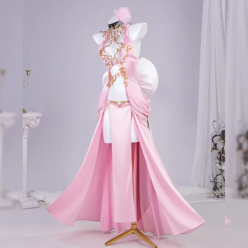 Code Geass: Lost Stories C.C. Pink Fancy Dress Cosplay Costume Takerlama