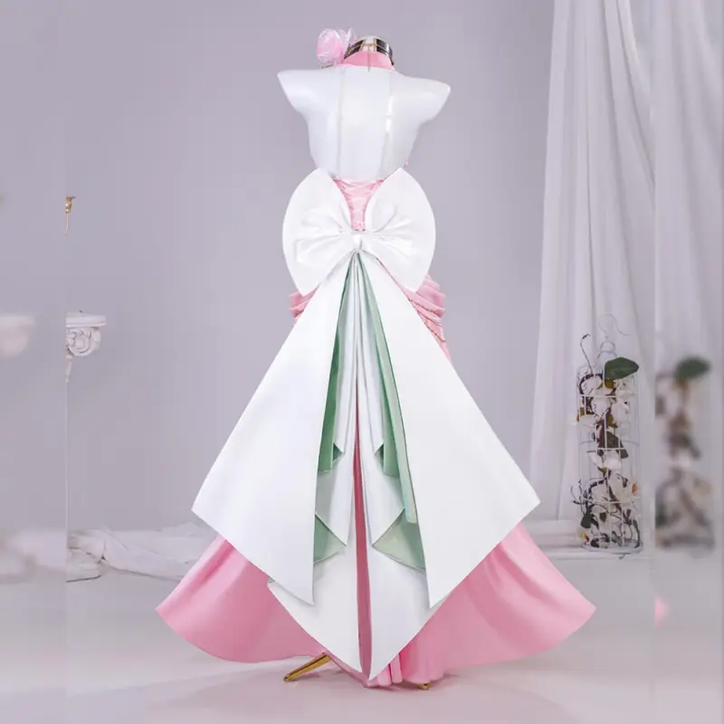 Code Geass: Lost Stories C.C. Pink Fancy Dress Cosplay Costume Takerlama
