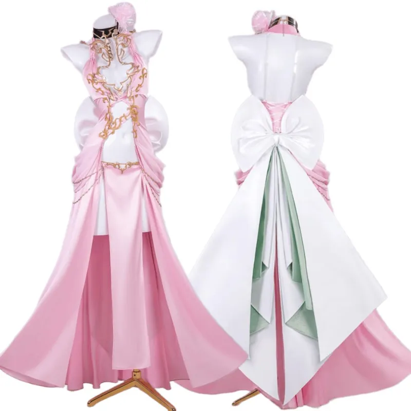 Code Geass: Lost Stories C.C. Pink Fancy Dress Cosplay Costume Takerlama