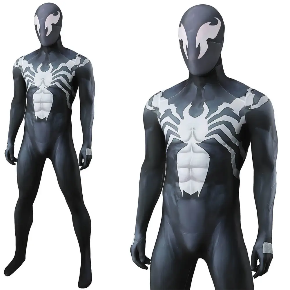 Marvel Rivals Venom Cosplay Costume Halloween Jumpsuit With Mask 2 ...