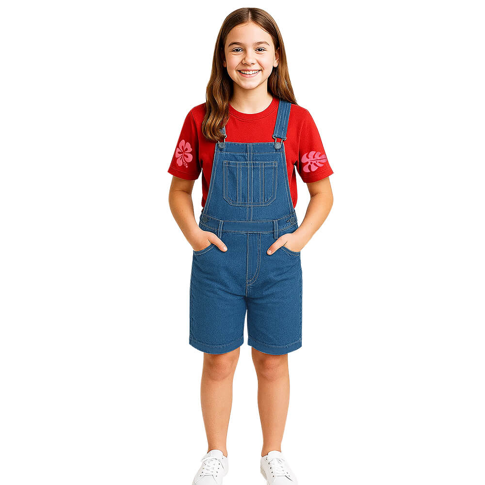 Lilo Pelekai Overalls Cosplay Costume Child's Fancy Dress Lilo & Stitch ...