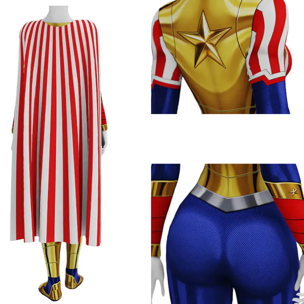 Homelander and Captain America Combined Cosplay Costume Superhero ...