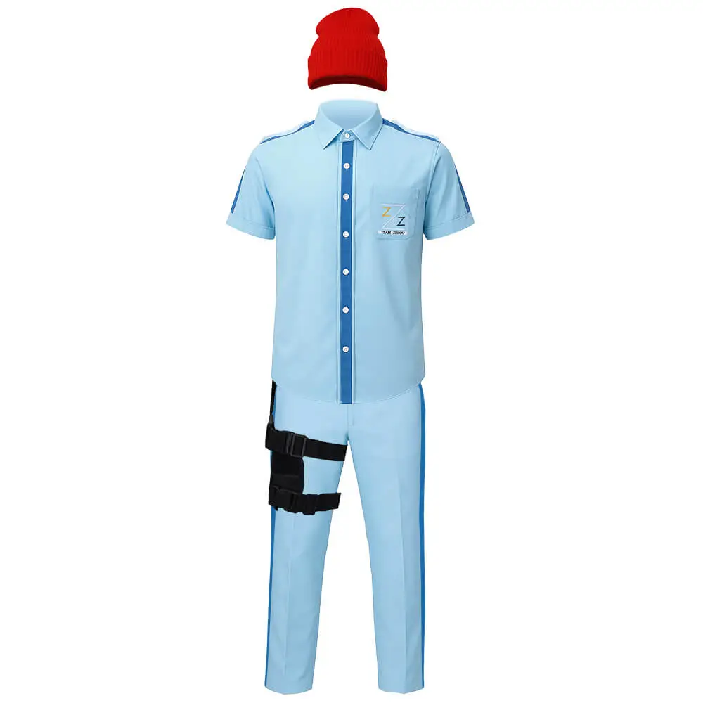 The Life Aquatic with Steve Zissou Crew Uniform Cosplay Costume Takerlama