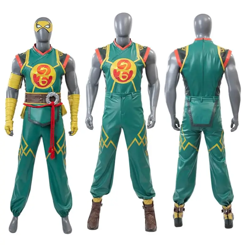 Deluxe Marvel Rivals Iron Fist Cosplay Costume Takerlama