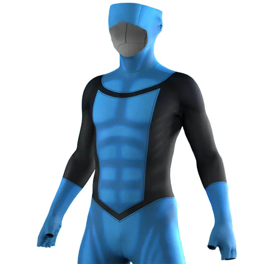 Invincible Mark Grayson Blue Suit Halloween Superhero Cosplay Costume ...