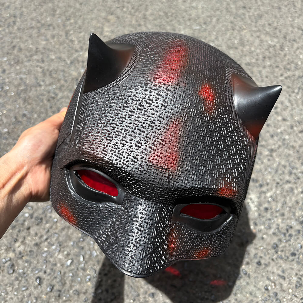 Daredevil Born Again Season 2 Matt Murdock Black Helmet Mask Halloween ...
