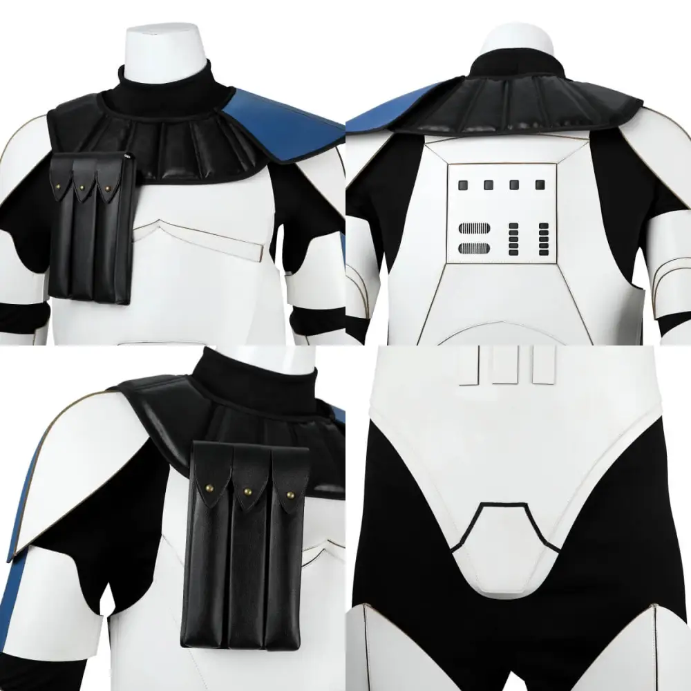 Star Wars: The Clone Wars Captain Rex Cosplay Costume Top Level Takerlama