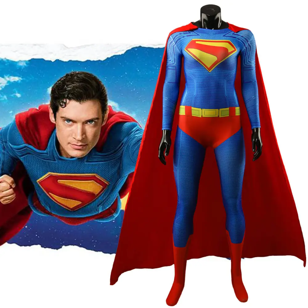 Movie Superman Legacy 2025 Clark Kent Cosplay Costume Women Takerlama