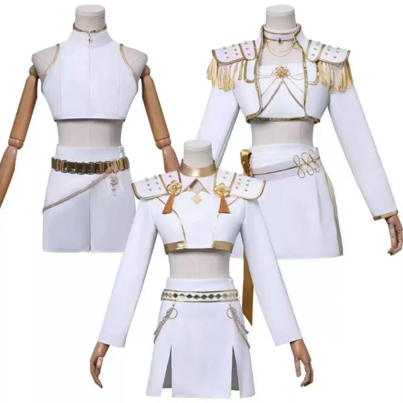 Kpop Demon Hunters Mira Rumi Zoey What It Sounds Like Cosplay Costume ...