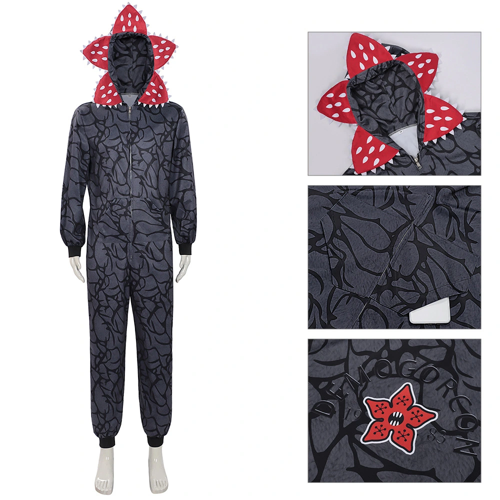 ST Demogorgon Pajamas Cosplay Costume Jumpsuit Stranger Season 5(2025 ...