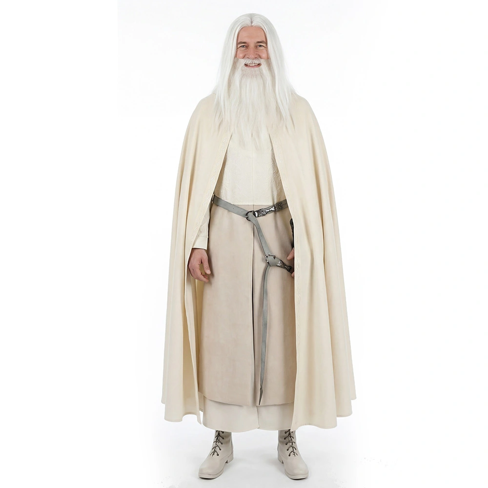 Gandalf the Grey Wizard Cosplay Costume Halloween Outfit Takerlama S M ...