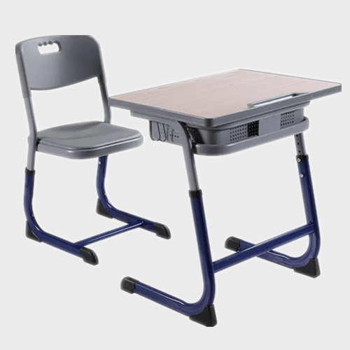 High school furniture modern adjustable student desk and chair