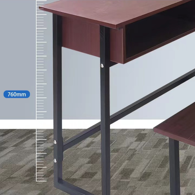 primary school classroom antique double desk with bench for students