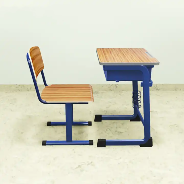 high school classroom strong desk and chair set for school students