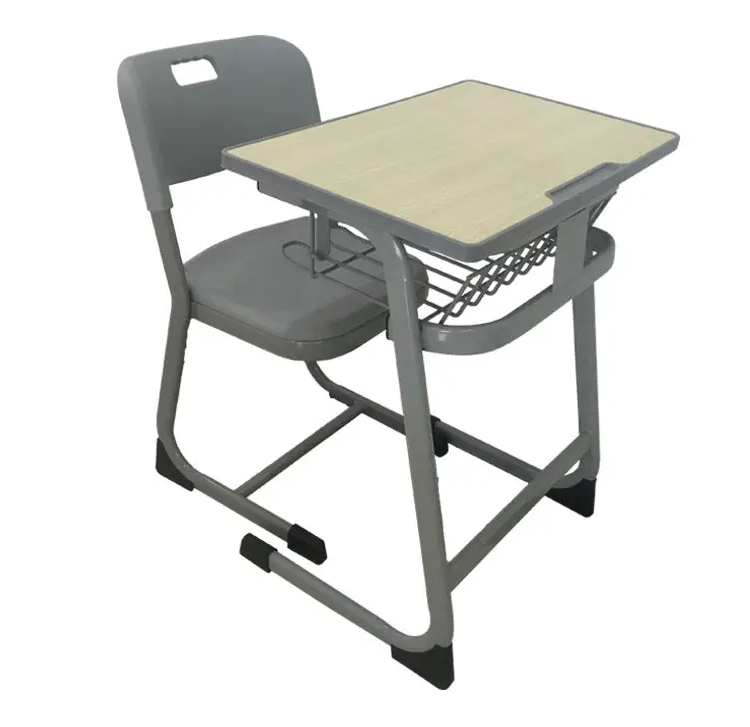 secondary school furniture single seater student desk and chair