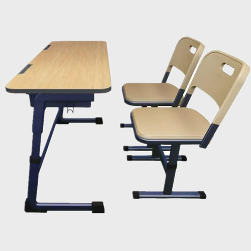 primary school double desk chair
