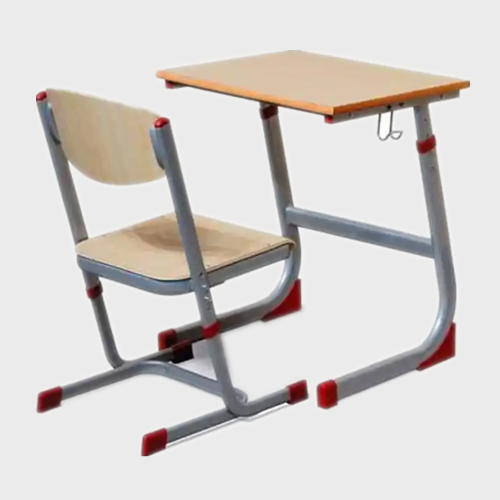 secondary school simple single student kid's desk and chair set