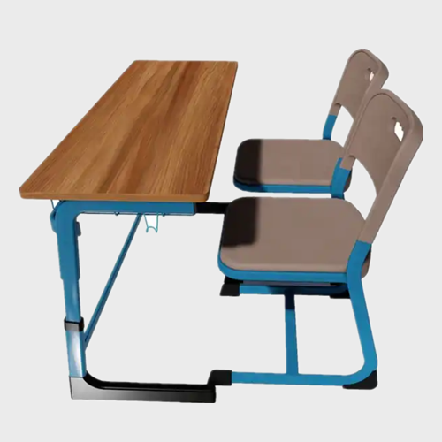 elementary school double desk and chair