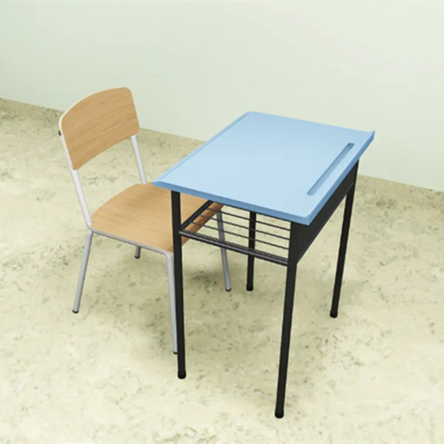 school single student desk and chair