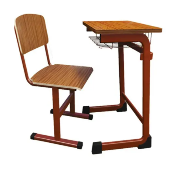 school single student desk and chair set
