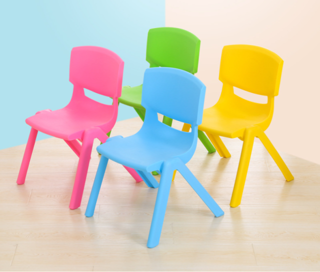 nursery school stackable plastic kids chair