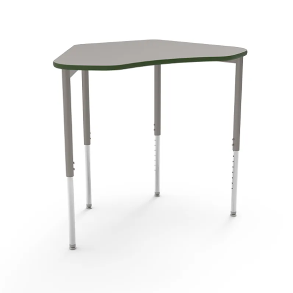 Single student collaborative study table chair