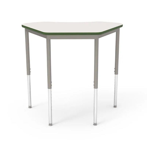 Single student collaborative study table chair