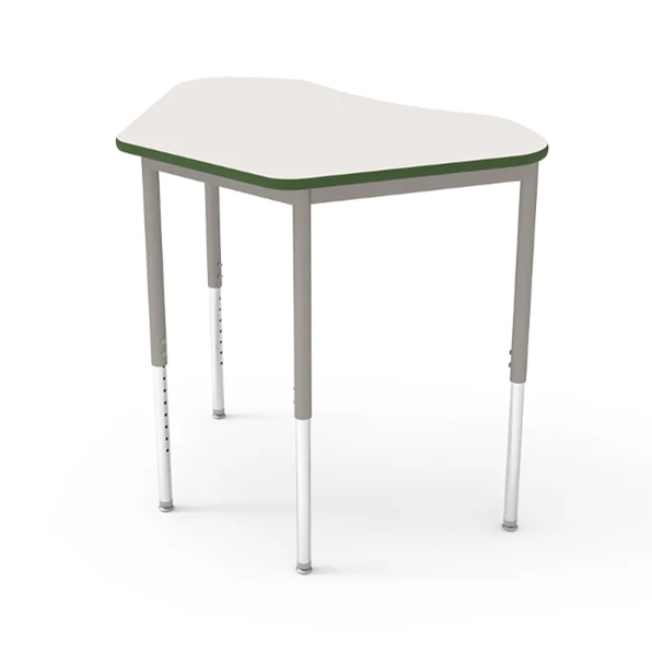 Single student collaborative study table chair