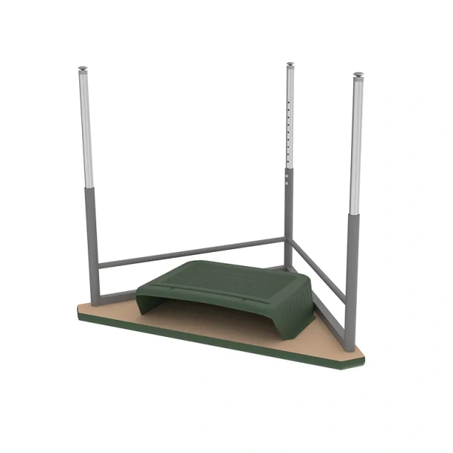 Middle school triangle table and chair set