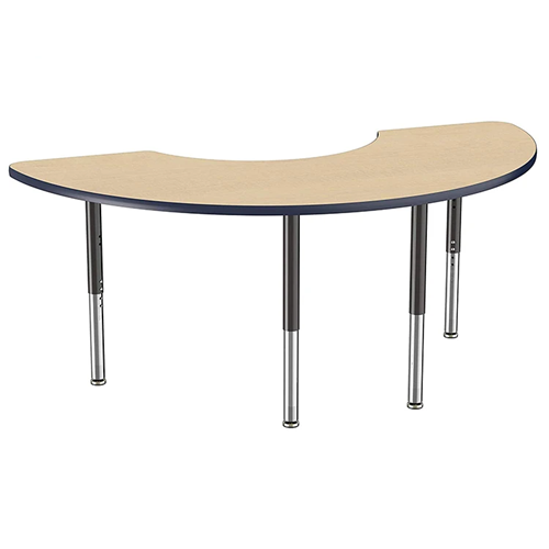Solid wood top school classroom furniture table