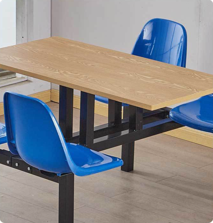 school canteen dining table and chair