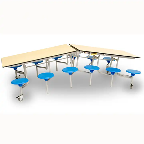6 to 16 seat rectangular school dining room foldable student table