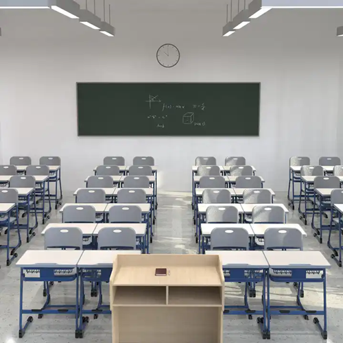 School furniture classic single student chair and desk for kids