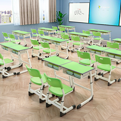 height adjustable classroom table and chair