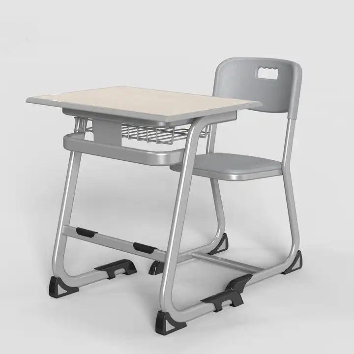 School furniture classic single student chair and desk for kids