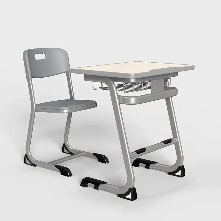 School furniture classic single student chair and desk for kids