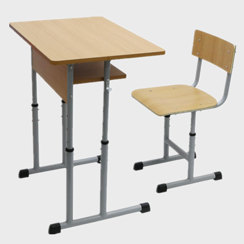 High school classroom furniture height adjustable student desk chair