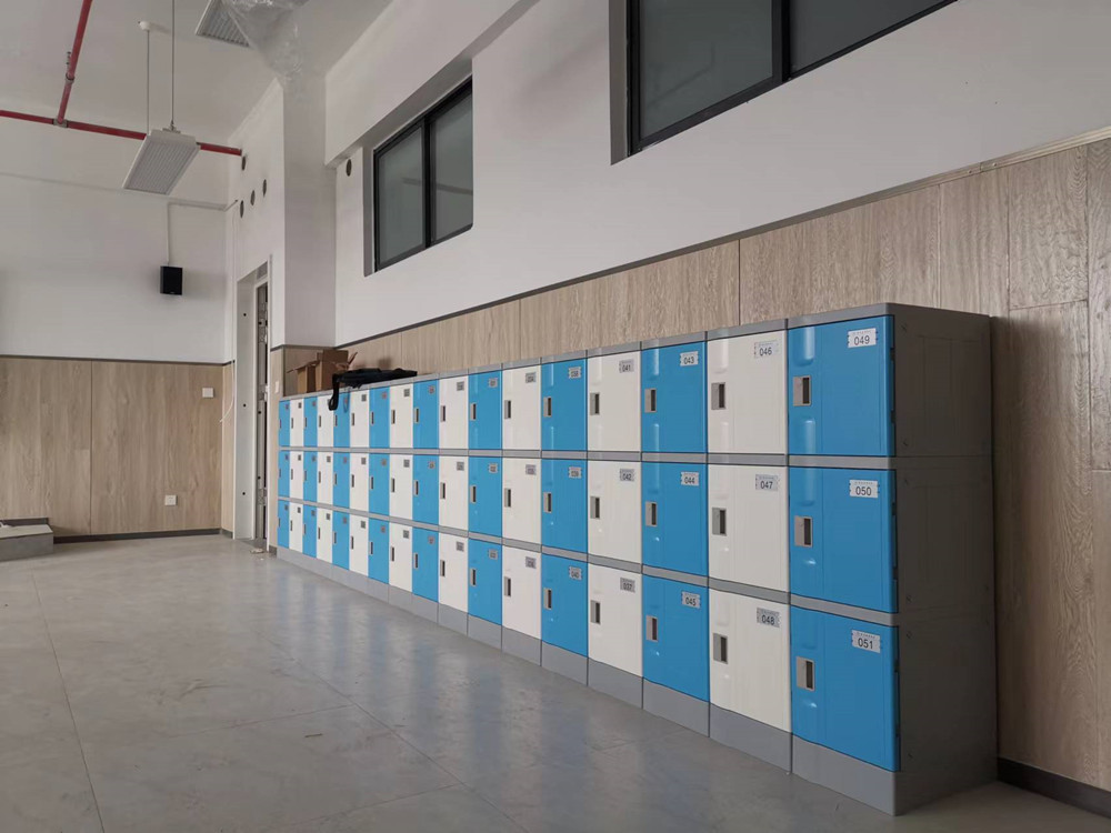 School student storage cabinets