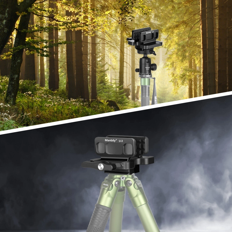 Manbily Shooting Saddle Mount, U-3 (Green, Black)