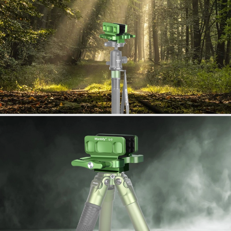 Manbily Shooting Saddle Mount, U-3 (Green, Black)