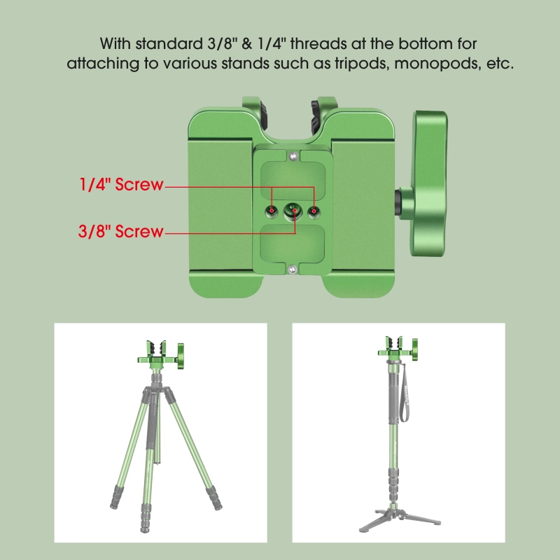 Manbily Shooting Saddle Mount, U-3 (Green, Black)