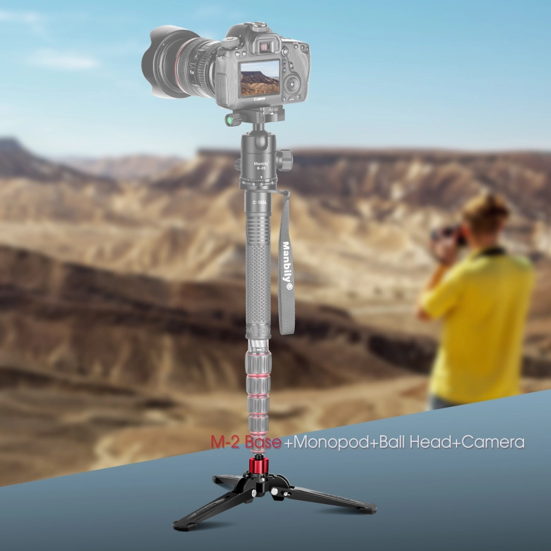 Manbily (M-2) Mini Tripod Base for Monopod