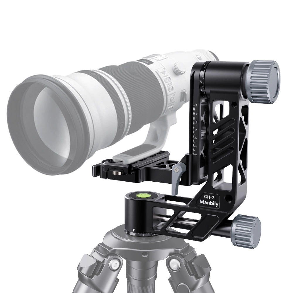 Manbily GH-3 Panoramic Gimbal Tripod Head 360 Degree Tripod Heads for ...