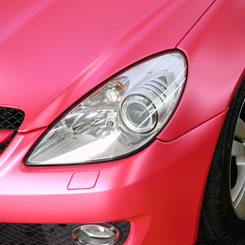 TOPCAR Satin Metallic Pink Vinyl Wrap Film