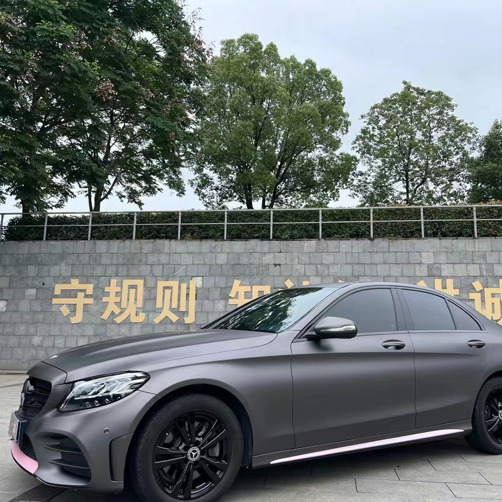 TOPCAR Ultra Matte Meteorite Grey Vinyl Wrap Film