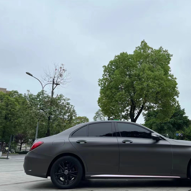 TOPCAR Ultra Matte Meteorite Grey Vinyl Wrap Film