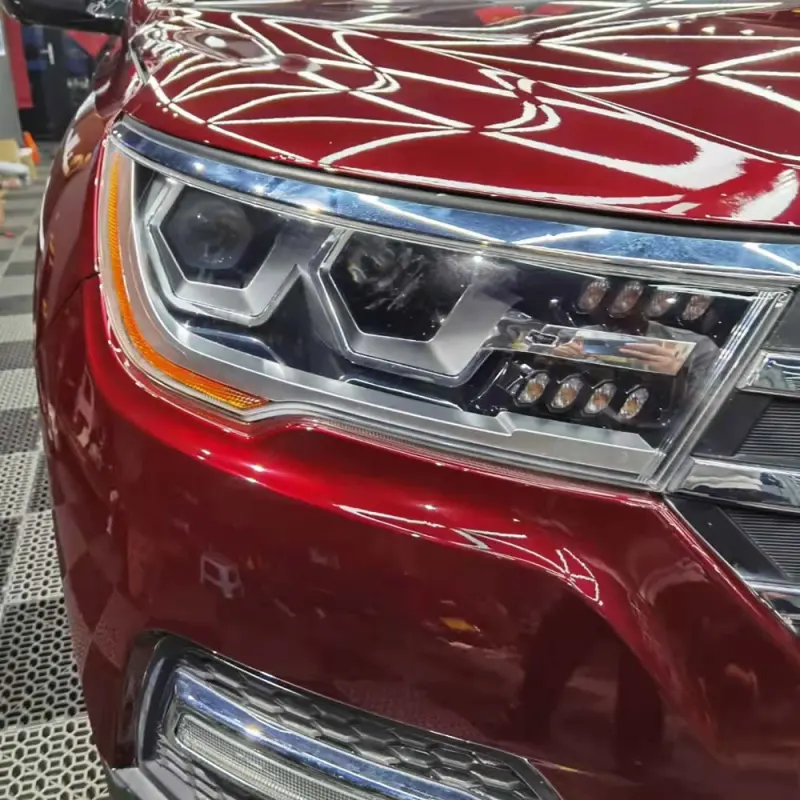 TOPCAR Liquid Metal Dragon Blood Red Vinyl Wrap Film