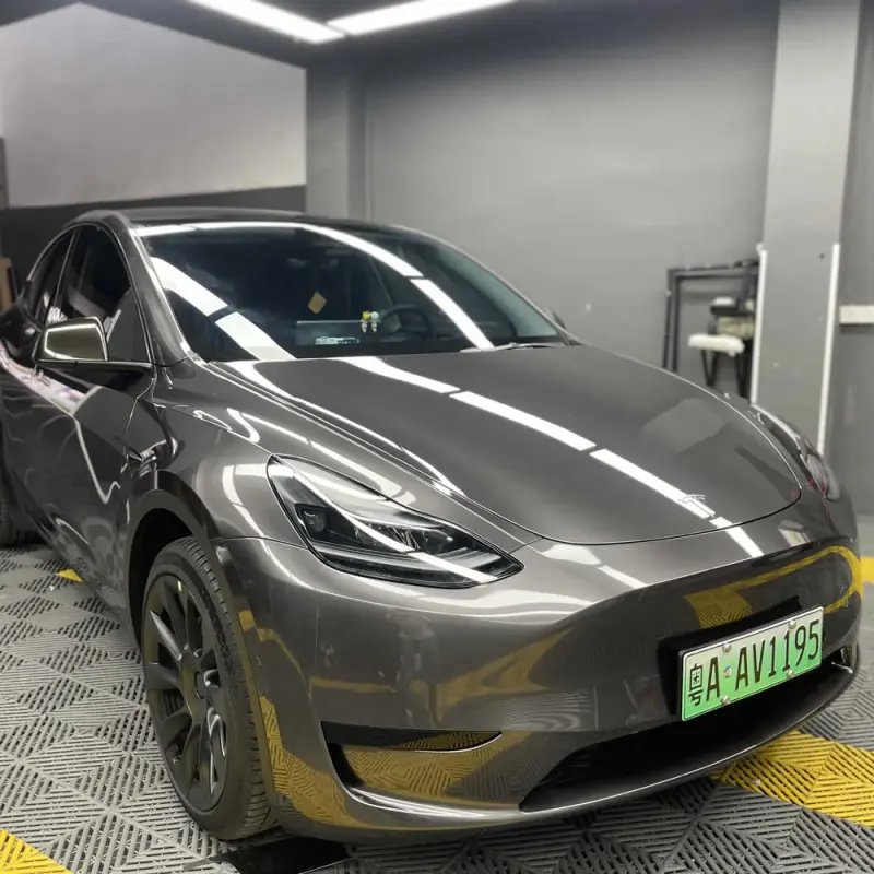 TOPCAR Liquid Metal Gunsmoke Grey Vinyl Wrap Film