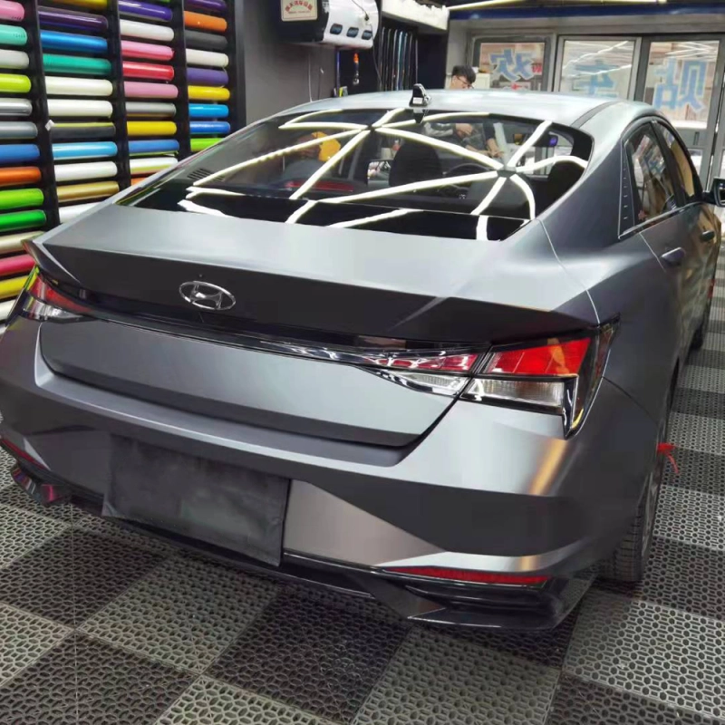 TOPCAR Ultra Matte AMG Ash Grey Vinyl Wrap Film